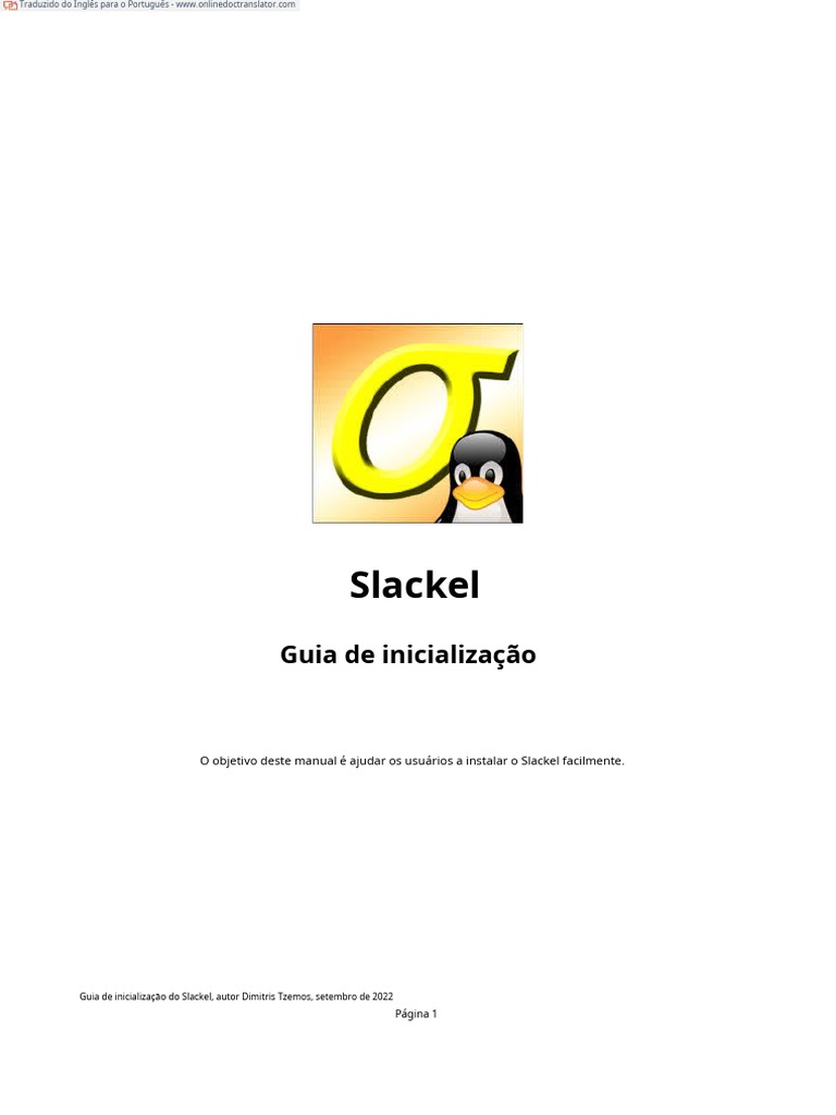 Guia de Instalação do Slackel 2022 | PDF | Inicialização (informática ...