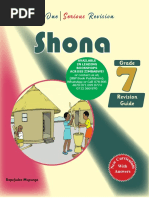 Plus One Shona Grade 6 Revision 2 | PDF
