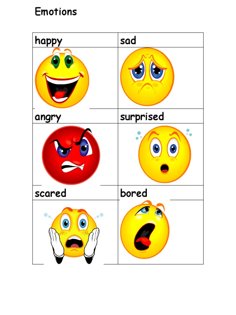 Emotion Faces Drawing Guide | PDF