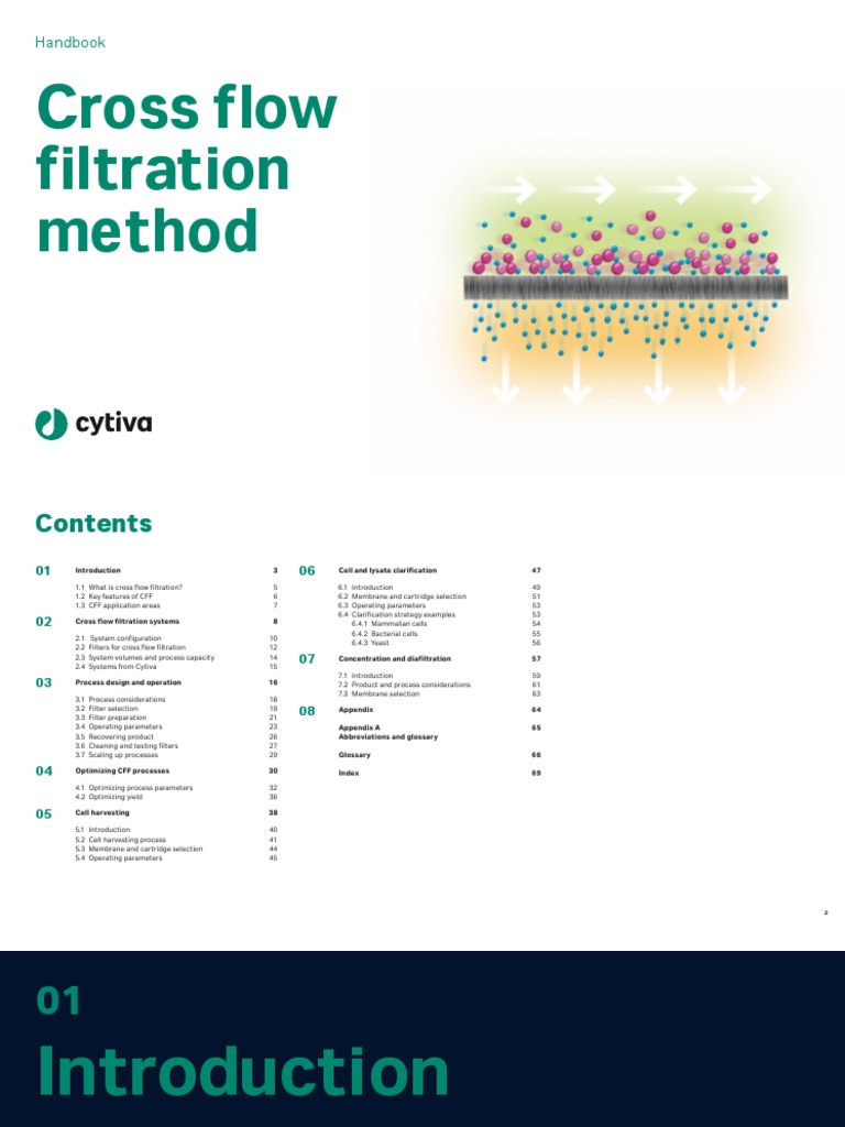 Cross Flow Filtration Method Handbook CY14739 24feb21 HB | PDF ...