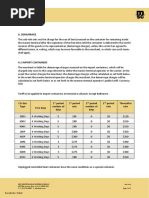 MSC Demurrage and Detention Tariffs 2024 | PDF | Shipping