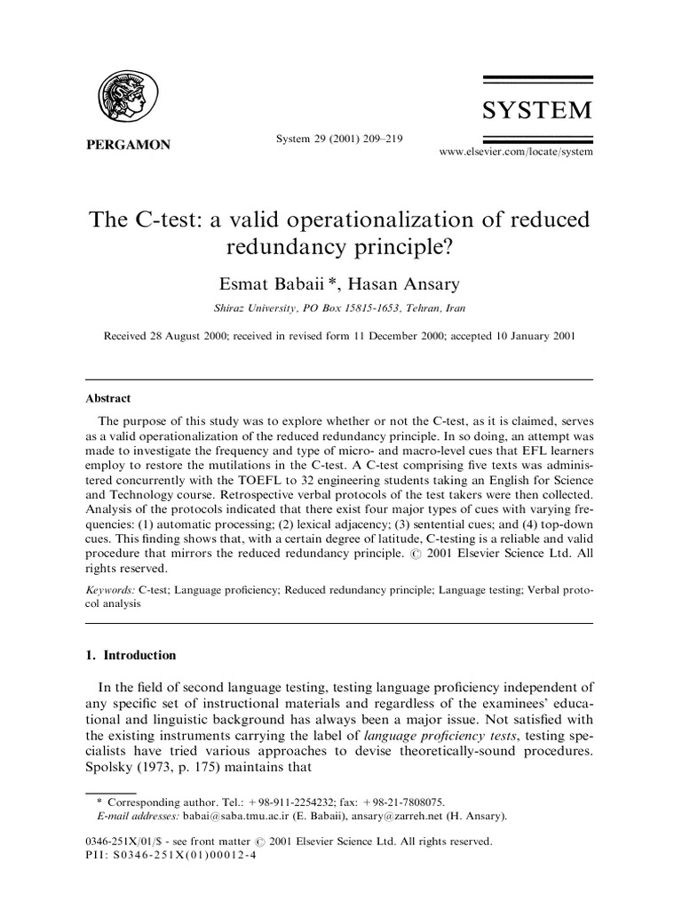 Understanding Redundancy Principle | PDF