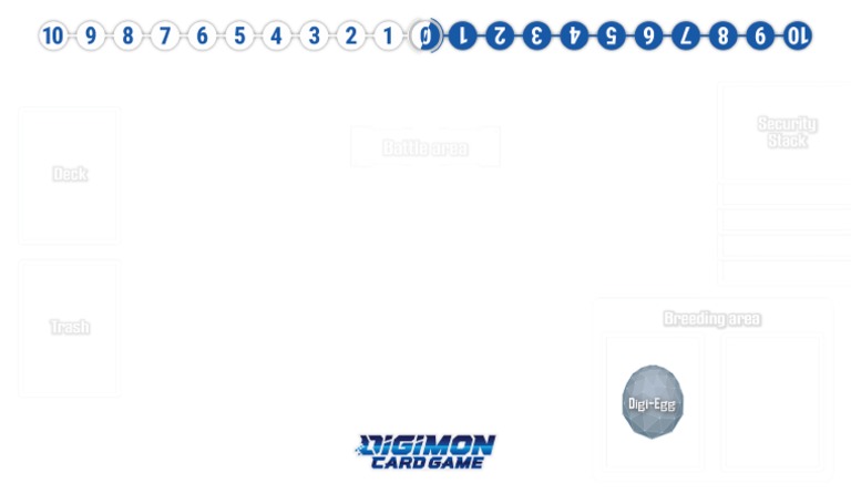 Playmat Template (Left Handed) | PDF