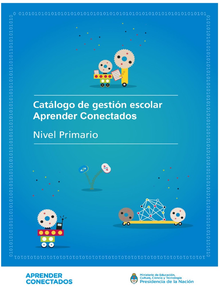 Catálogo de Gestión Escolar Aprender Conectados - Nivel Primario | PDF ...