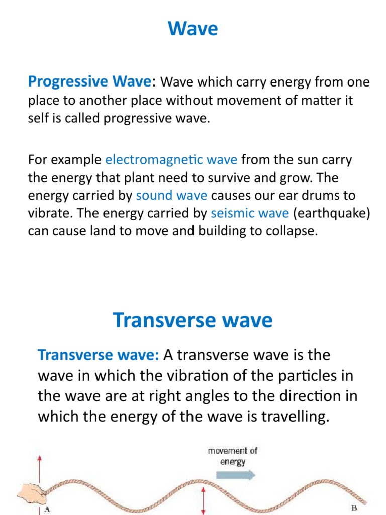 Wave | PDF | Waves | Diffraction