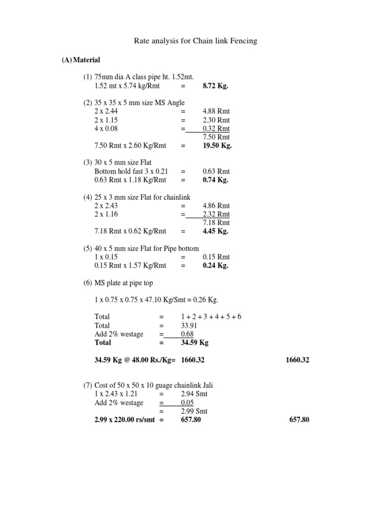 Rate Analysis | PDF | Mechanical Engineering | Joining