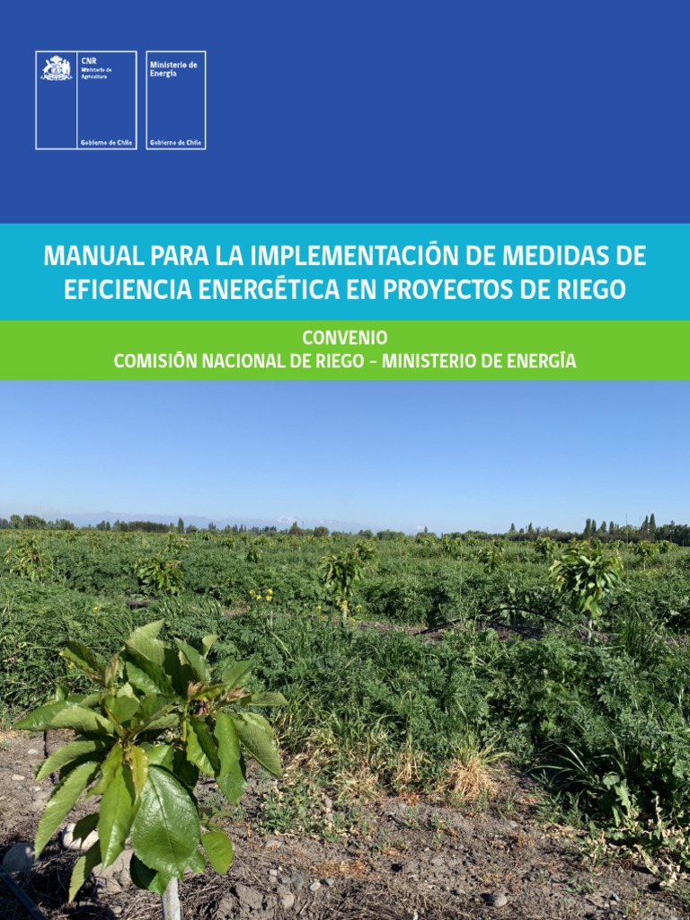 Manual para La Implementación de Medidas de Eficiencia Energética en Proyectos de Riego ...