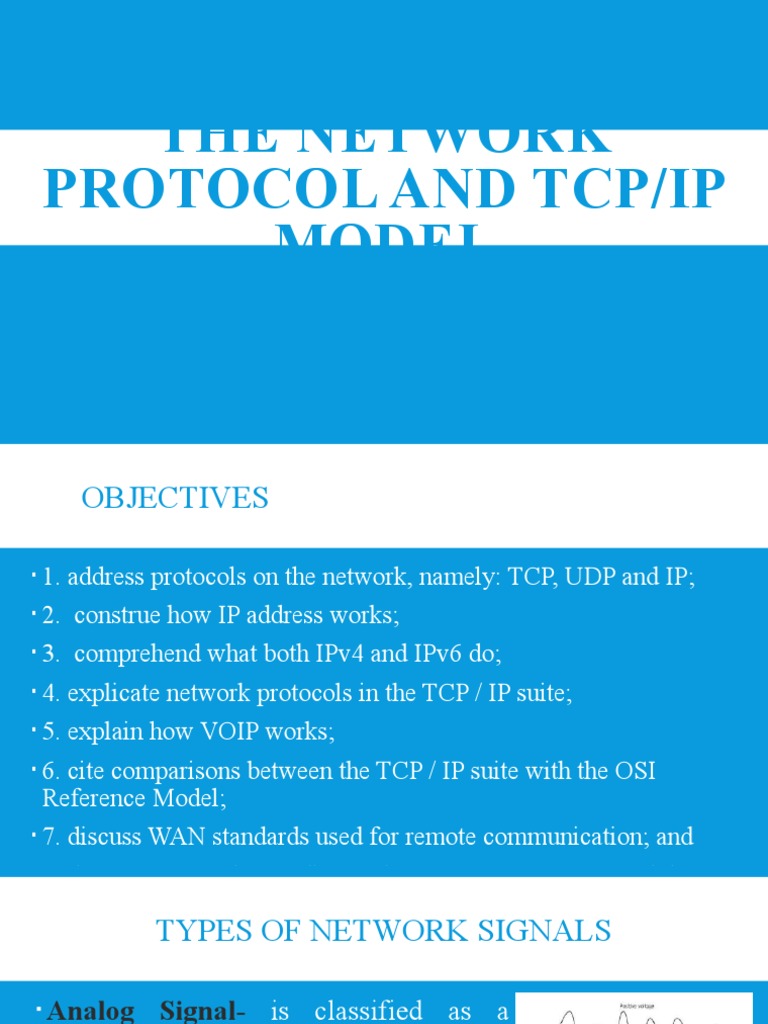 Lesson 3 | PDF | Computer Network | Internet Protocol Suite