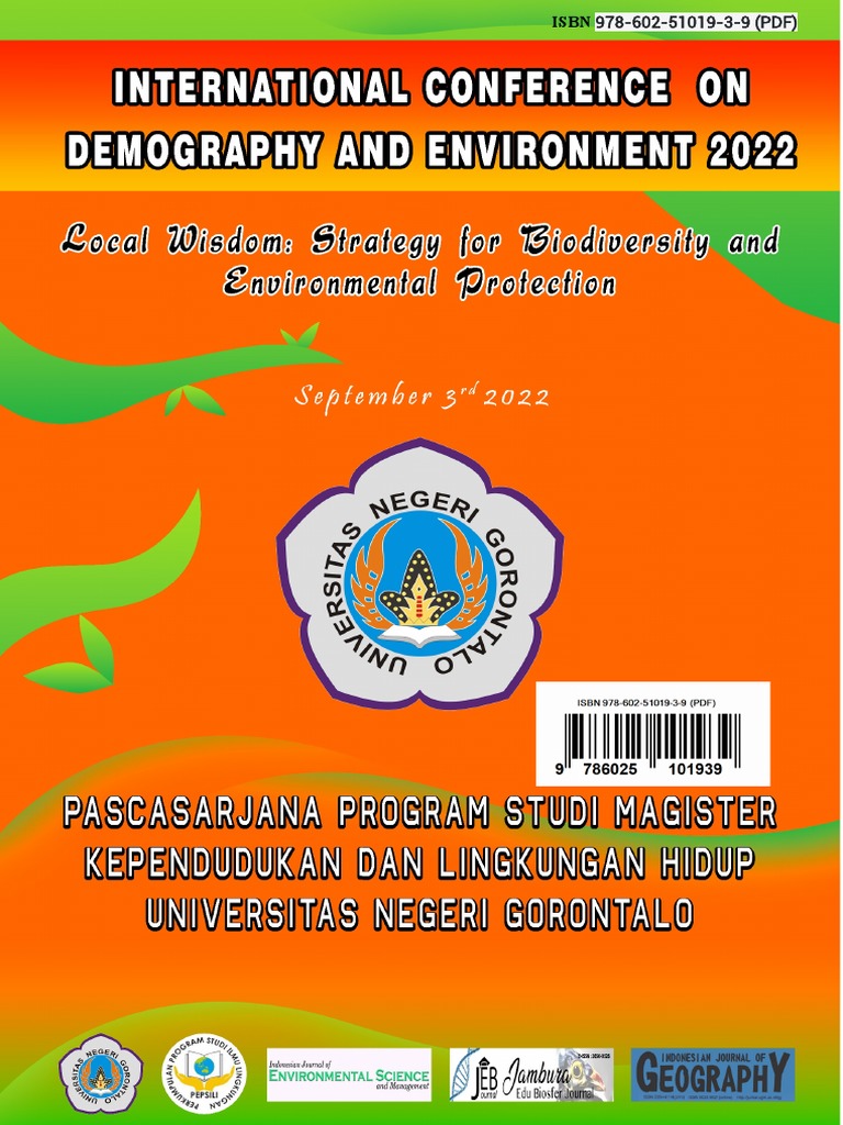 Proceeding International Conference On Demography and Environment 2022 ...