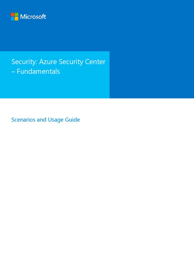 SecASC - Tactical Scenarios Guide | PDF | Microsoft Azure | Cloud Computing