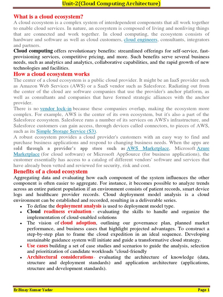 Unit 2 Cloud Computing Arch2 Pdf Cloud Computing Software As A 8360