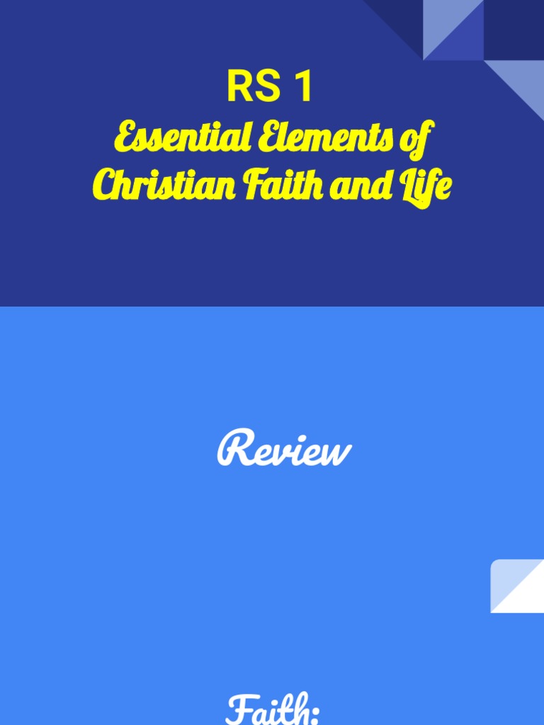 Our Response To God | PDF | Faith | God