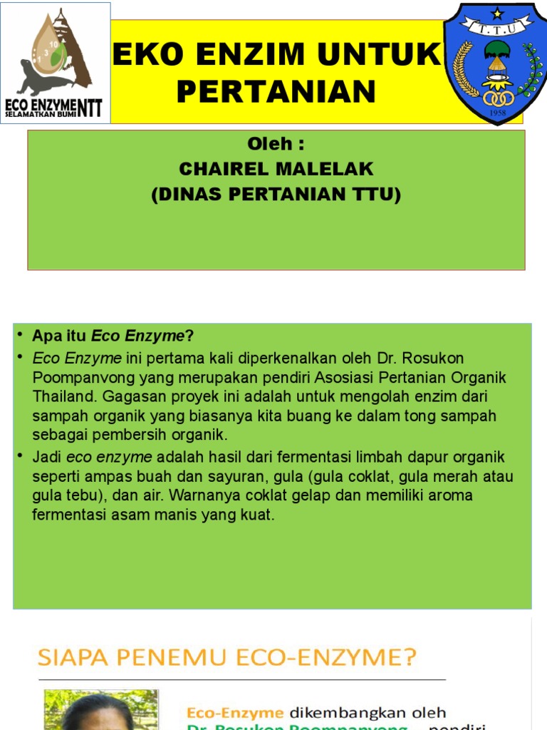 Materi Eko Enzim Untuk Pertanian | PDF