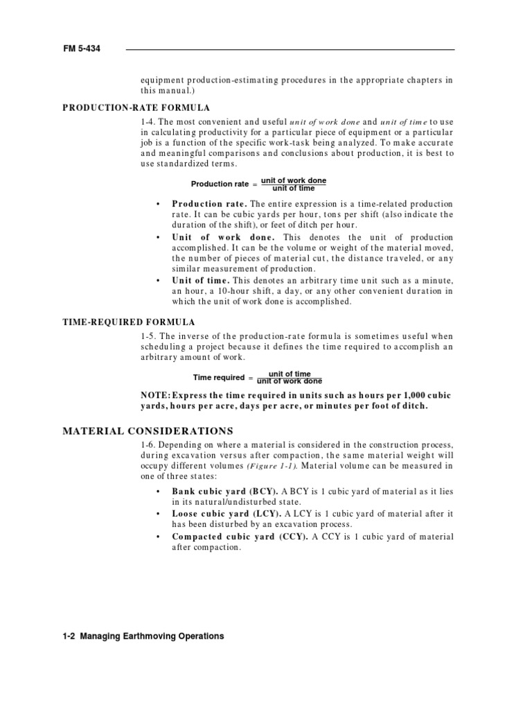 Earth Works Volume Conversion and Swell Factors | PDF | Soil | Density