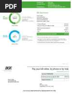 PSEG Sample Electric Bill | PDF | Cheque | Watt