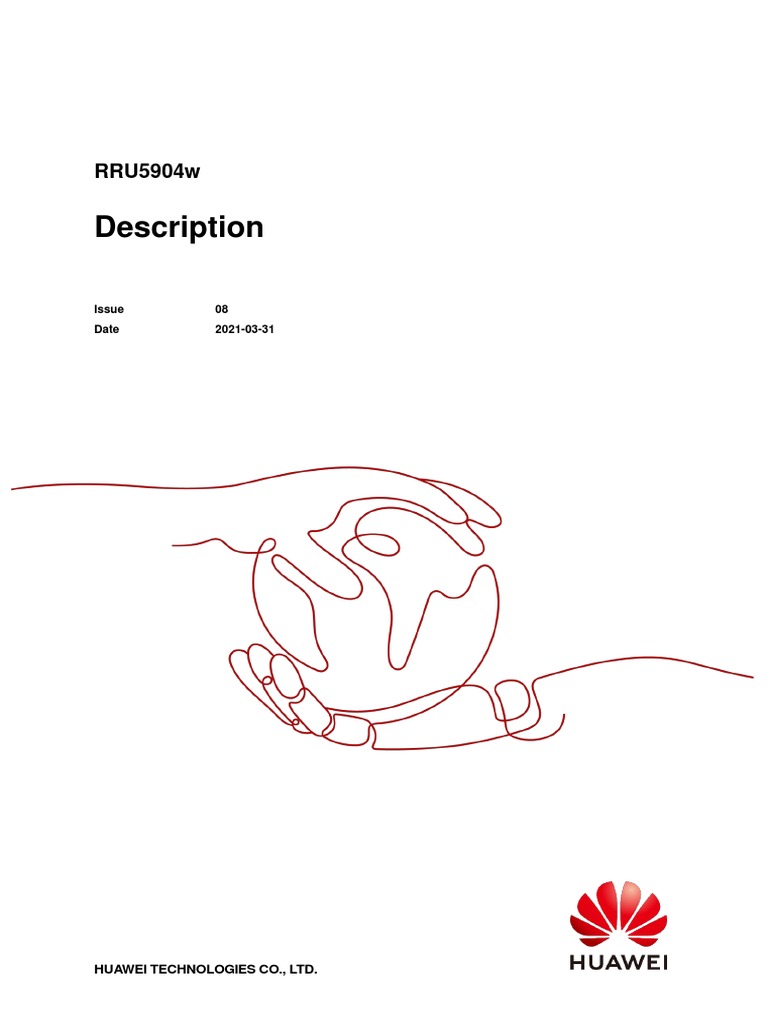 RRU5904w Description | PDF | Lte (Telecommunication) | Software Defined ...