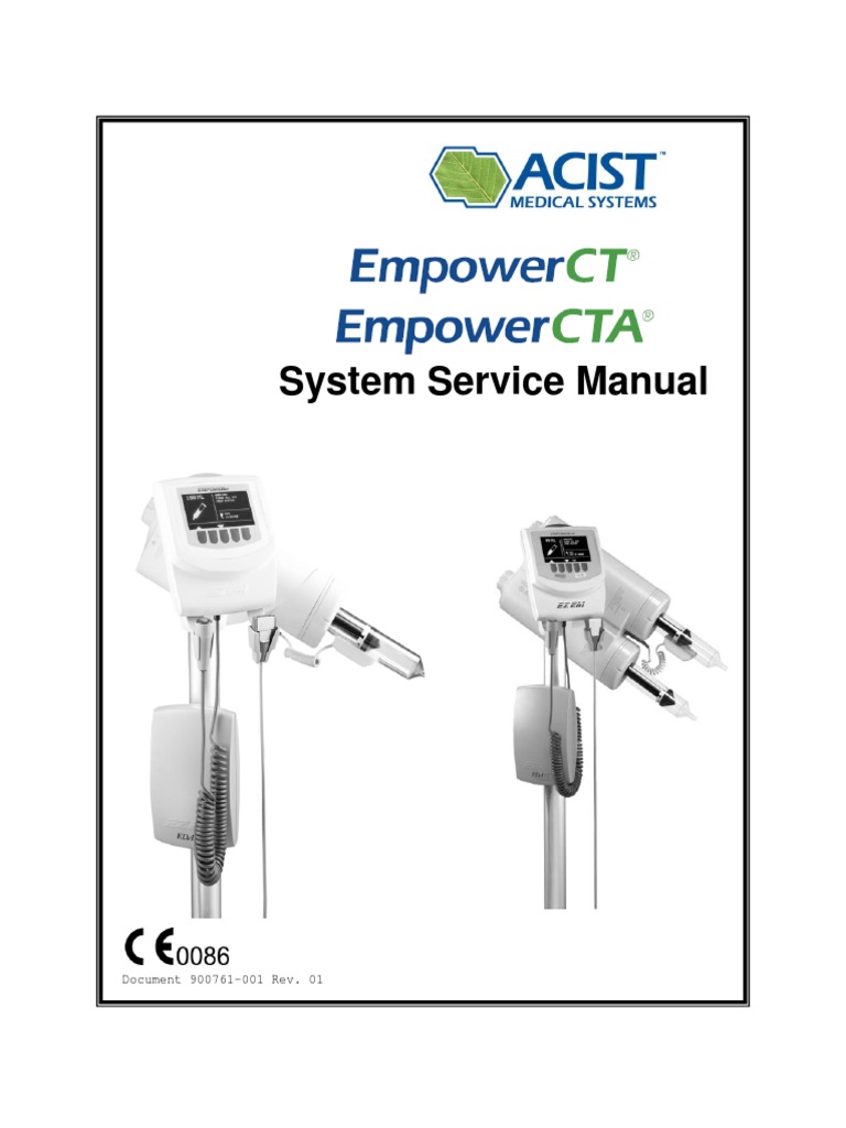 Acist Empowercta Empower CT and Cta Service Manual Inyector TAC Philips ...