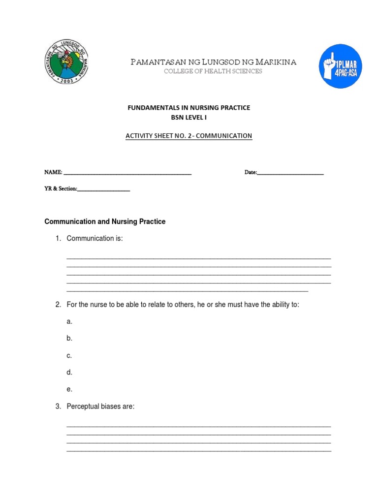 Nursing Communication Fundamentals | PDF | Nursing | Communication