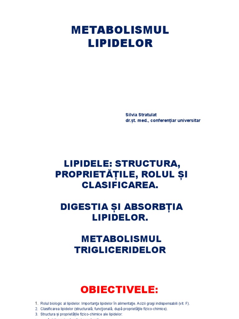 Tema 1 Lipide-75163 | PDF