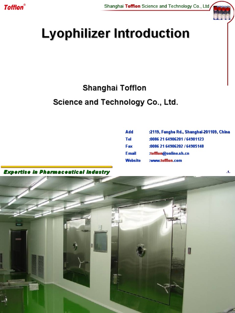 Lyophilizer Introduction | PDF | Ingeniería de Procesos | Fenómenos de ...