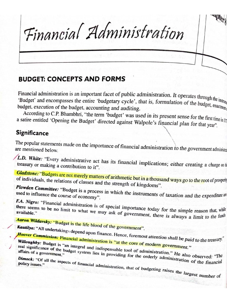 Budget Notes | PDF