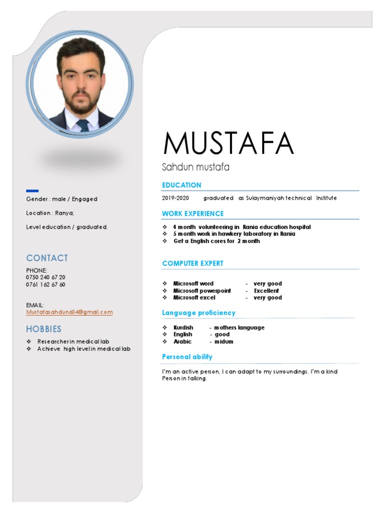 Mustafa CV Copy2 | PDF