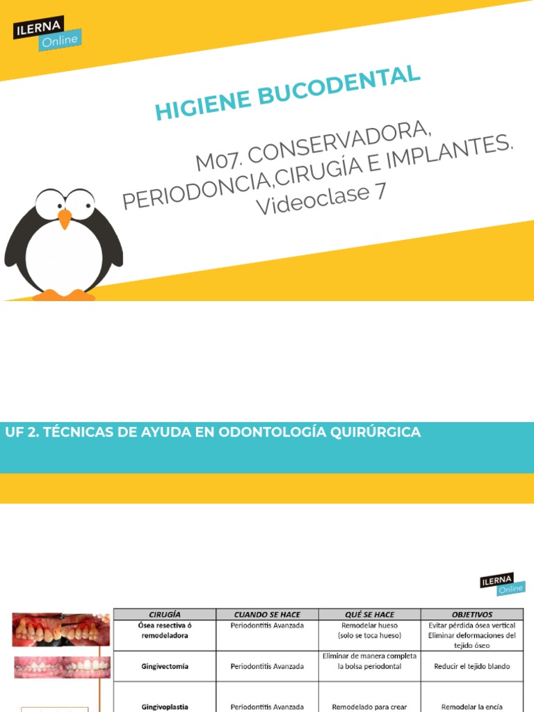 Diapositivas M7 UF2 | PDF | Implante dental | Odontología