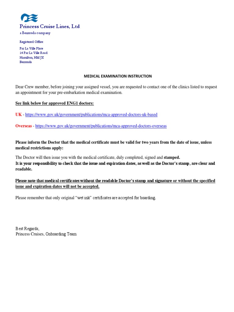 Eng1 Medical Instruction | PDF