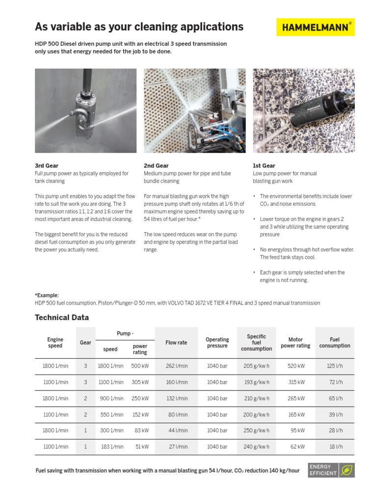 HDP 500 Speed Transmission en | PDF | Engines | Pump