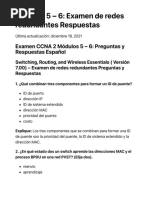 CCNA Fundamentos de conmutacion, enrutamiento y redes.Examen final del curso | PDF | Enrutador ...