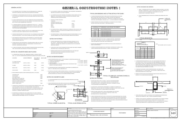General Construction Notes:: Notes On Beams and Girders | PDF | Beam ...