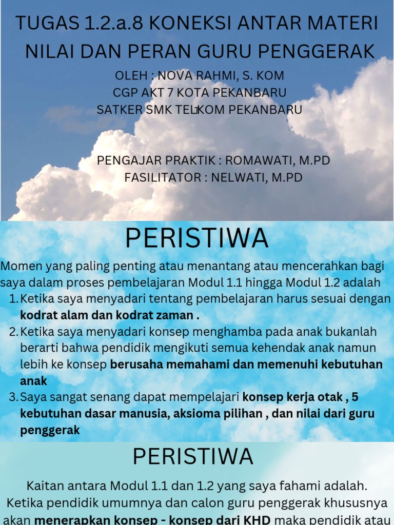 TUGAS 1.a.2.a.8 Koneksi Antar Materi | PDF