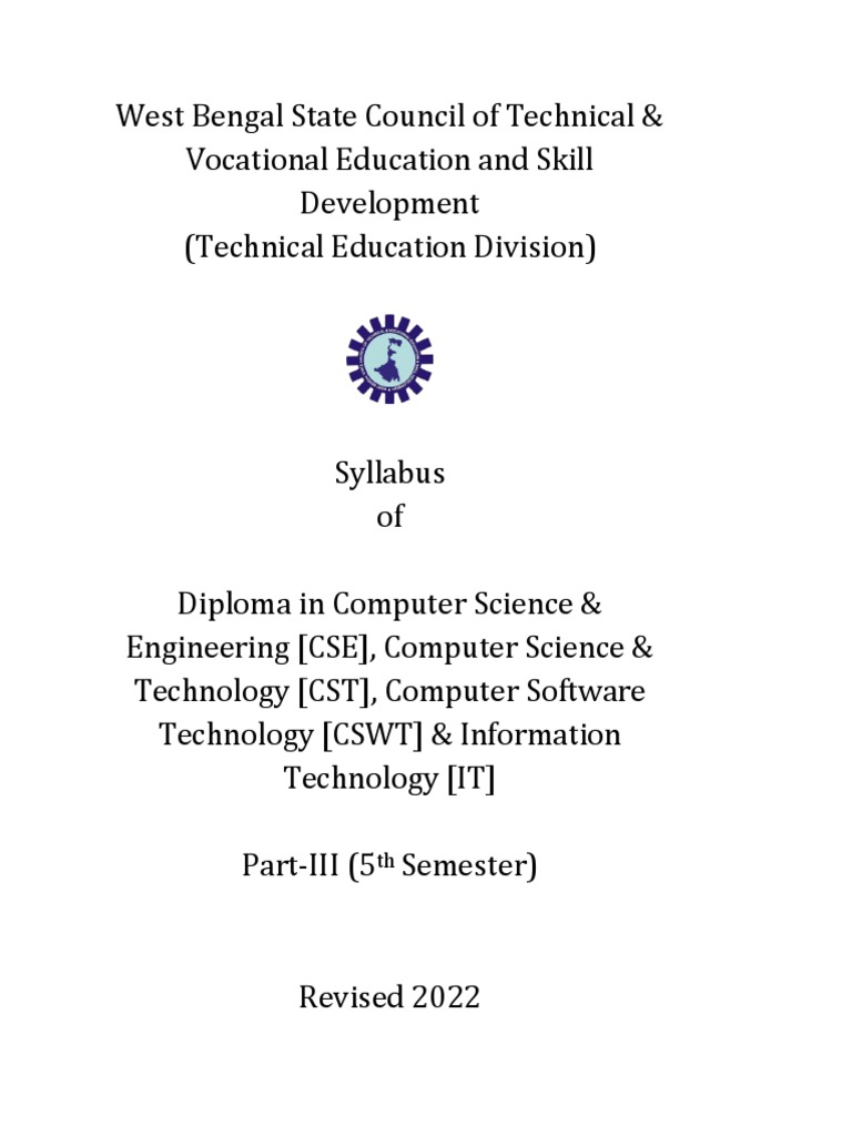 CST - 5th Semester | PDF | Computer Network | Artificial Intelligence