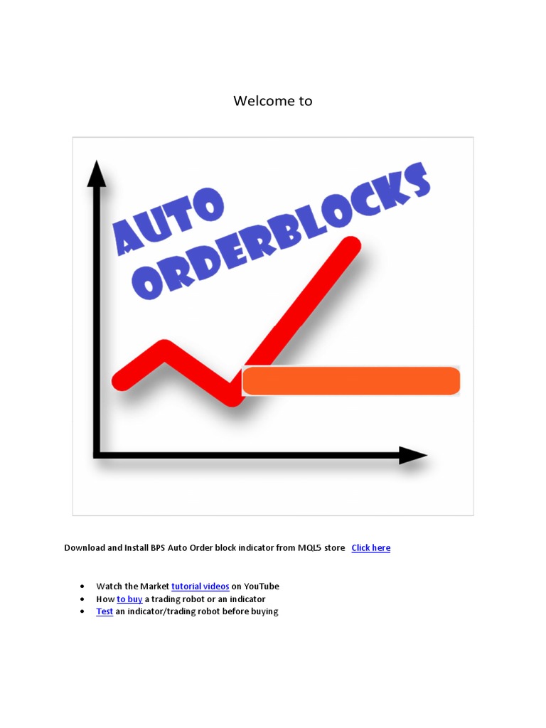 BPS Auto Orderblock Indicator Manual | PDF | You Tube | Computer ...
