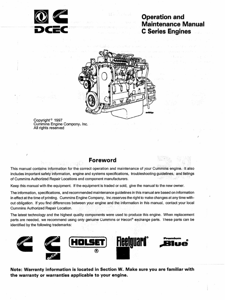 Cummins CT Serie | PDF