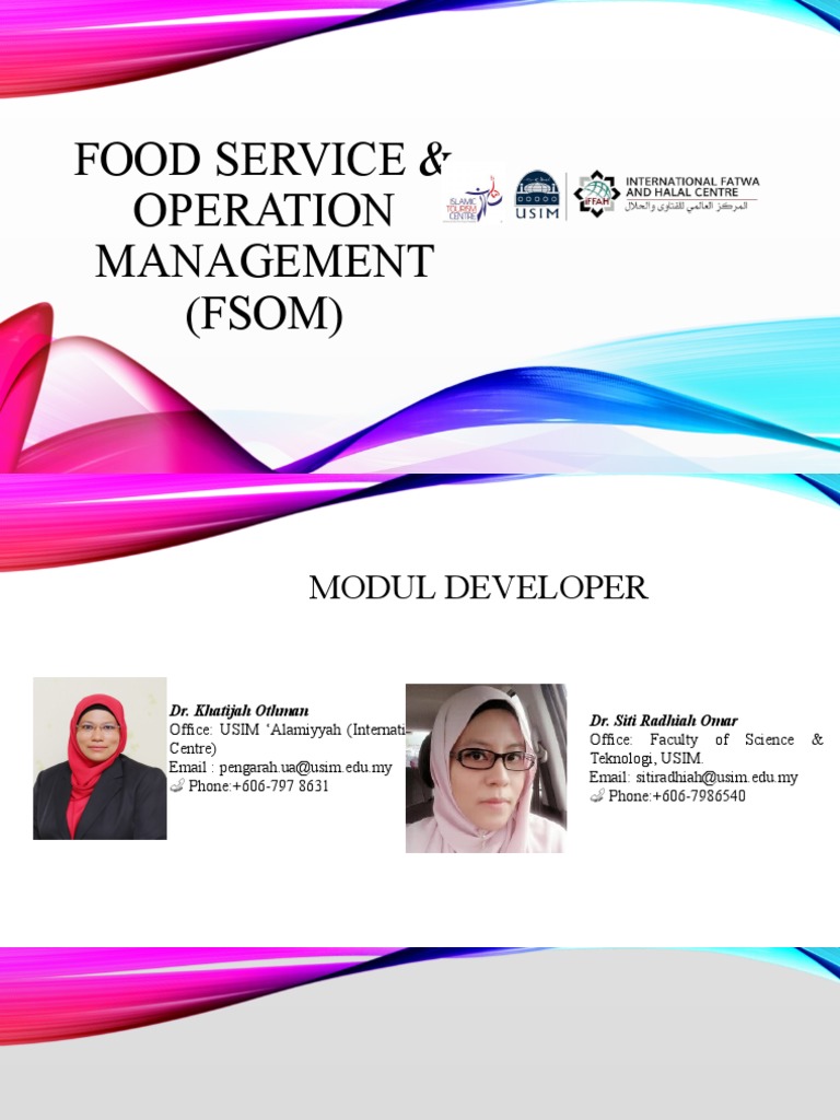 Food Service Management Operation & Hospitality | PDF | Foodservice ...