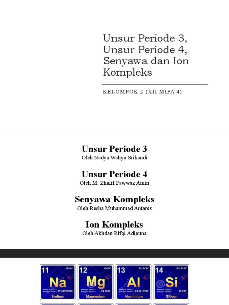 Kimia Periode | PDF