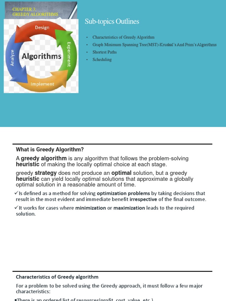 Greedy Algorithm LectueNote | PDF | Vertex (Graph Theory) | Applied ... Greedy Algorithm LectueNote | PDF | Vertex (Graph Theory) | Applied ...