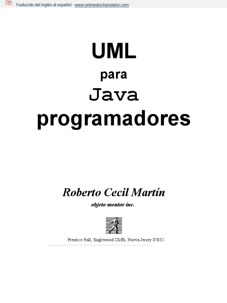 UML For Java (TM) Programmers (Robert C. Martin) (Z-Lib - Org) .En - Es | PDF | Lenguaje de ...