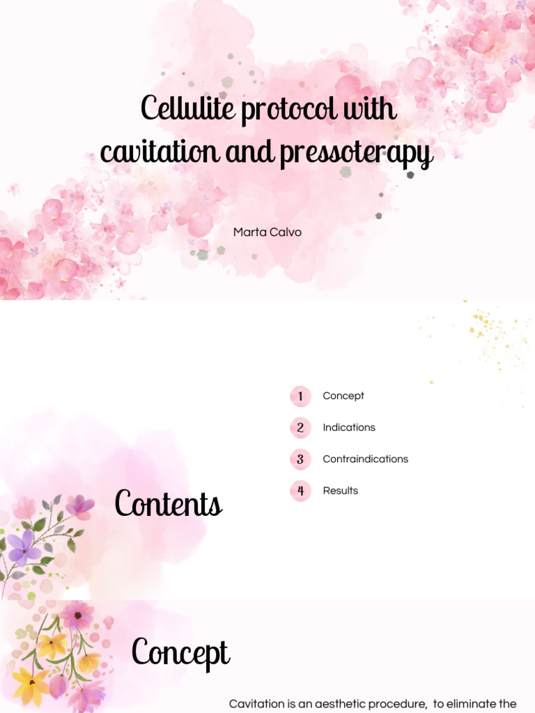 Cellulite and Cavitation Treatment | PDF