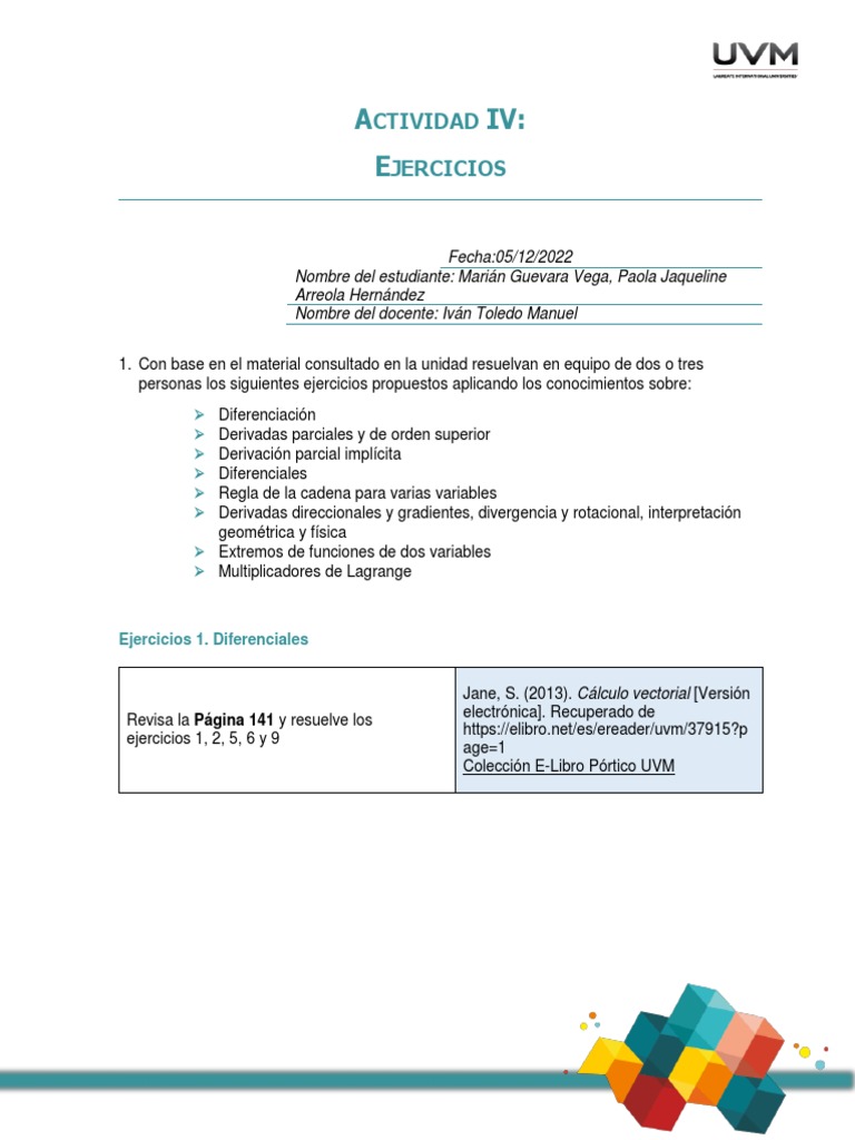 A4 Equipo7 | PDF | Degradado | Derivado
