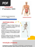 Aula 1 - Planos e Eixos | PDF | Anatomia | Corpo humano