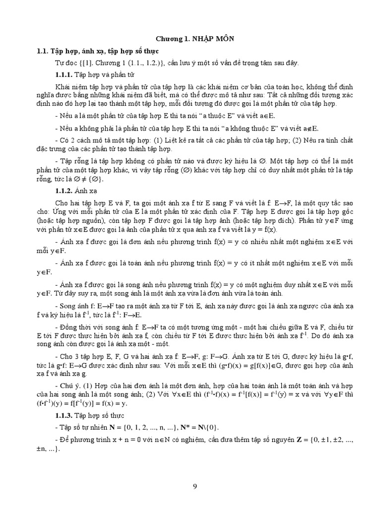 Bai Giang GT1 (Chuong 1) | PDF