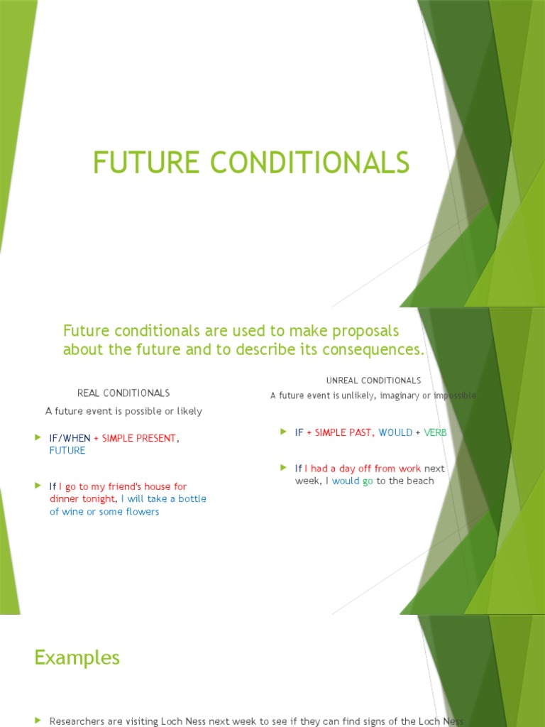 Future Conditionals | PDF