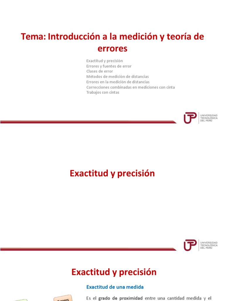 S01.s2-Material de Clase Teoría de Errores | PDF | Medición | Exactitud ...