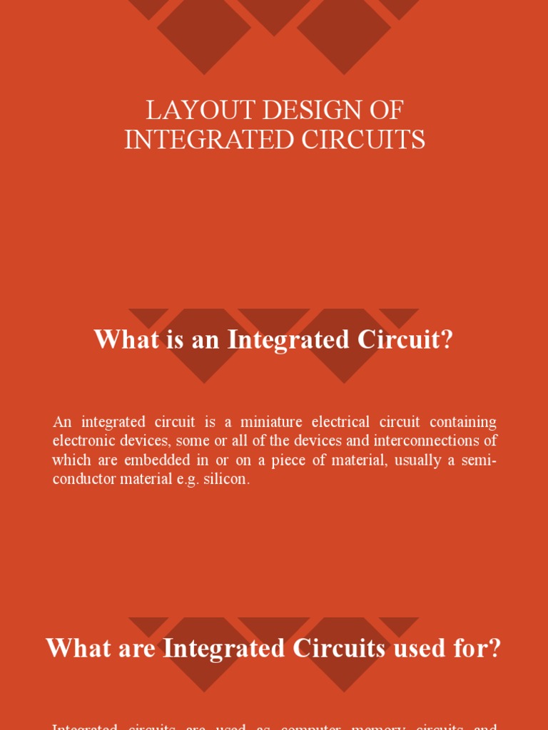 Layout Design of Integrated Circuits | PDF | Integrated Circuit | Electronic Circuits