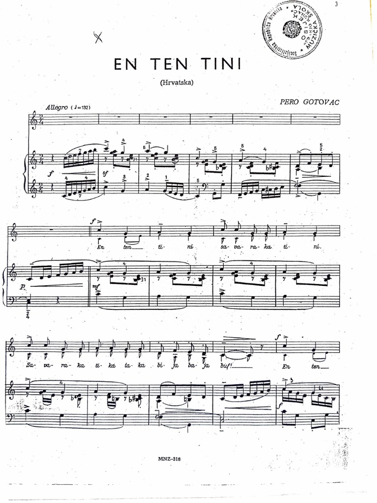 Gotovac, en Ten Tini | PDF