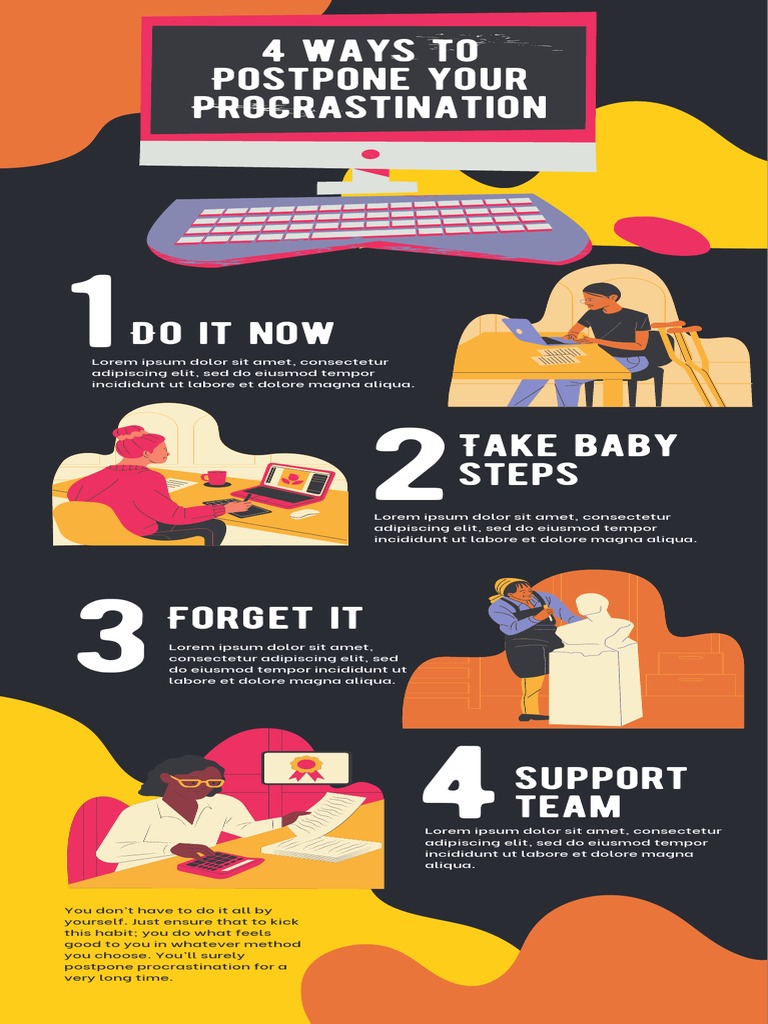 Bright Colored Ways To Infographic | PDF