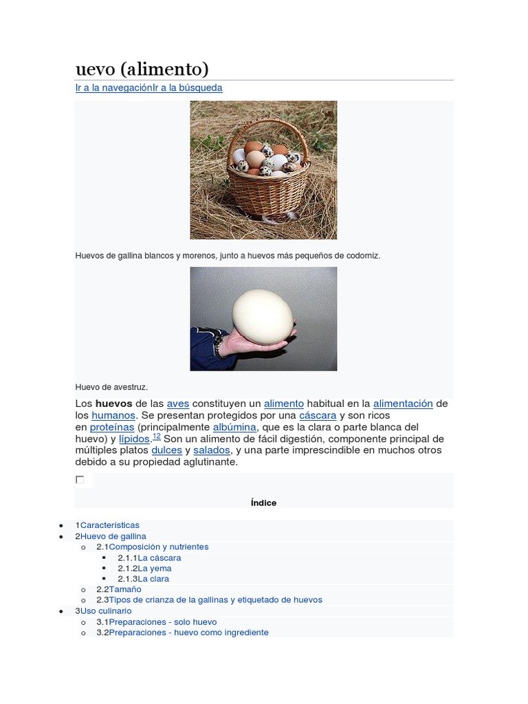 Huevo Beneficios | PDF | Huevo como alimento | Alimentos