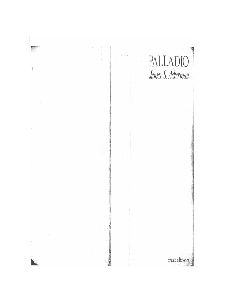 Ackerman Palladio PDF | PDF